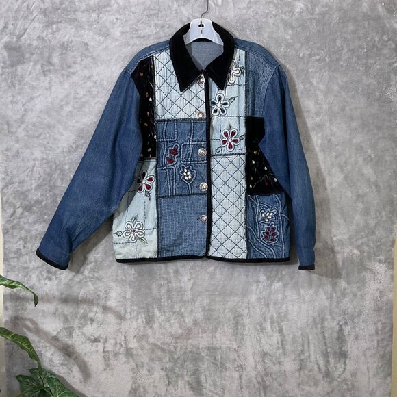new directions | Jackets & Coats | New Direction Womens Jean Jacket Sz ...